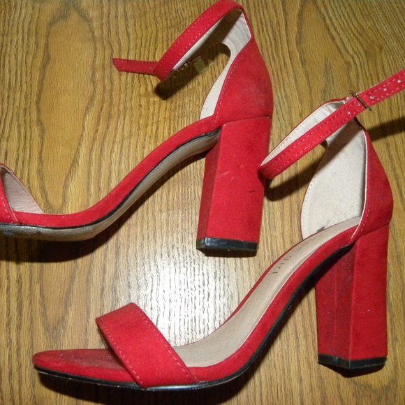 Madden Girl | Shoes | Women Size 5 2 Red 3inch Heels By Madden Girl ...